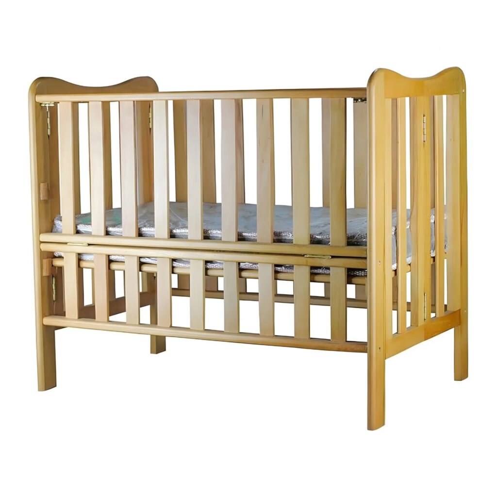 Wooden Baby Bed – Elegant, Safe, and Made to Hug Their Sleep