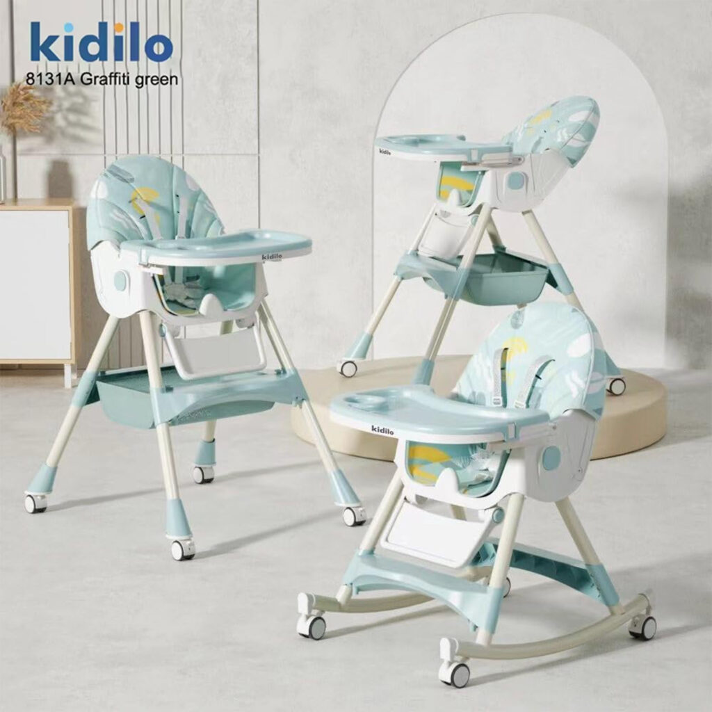 Kidilo 8131A Rocking High Chair | MiniMore