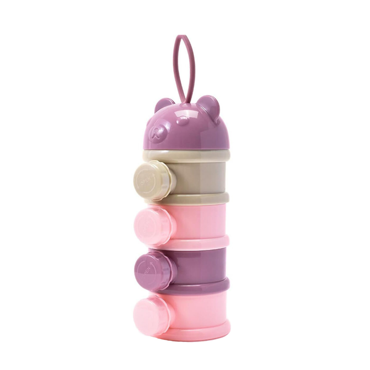 Portable Milk Powder Dispenser – 4 Layer | MiniMore