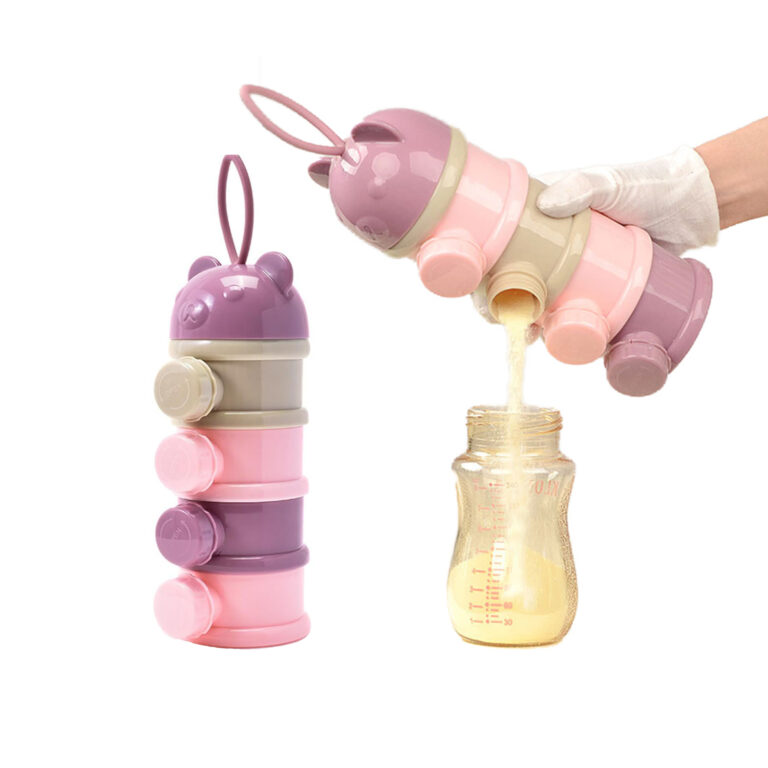Portable Milk Powder Dispenser – 4 Layer | MiniMore