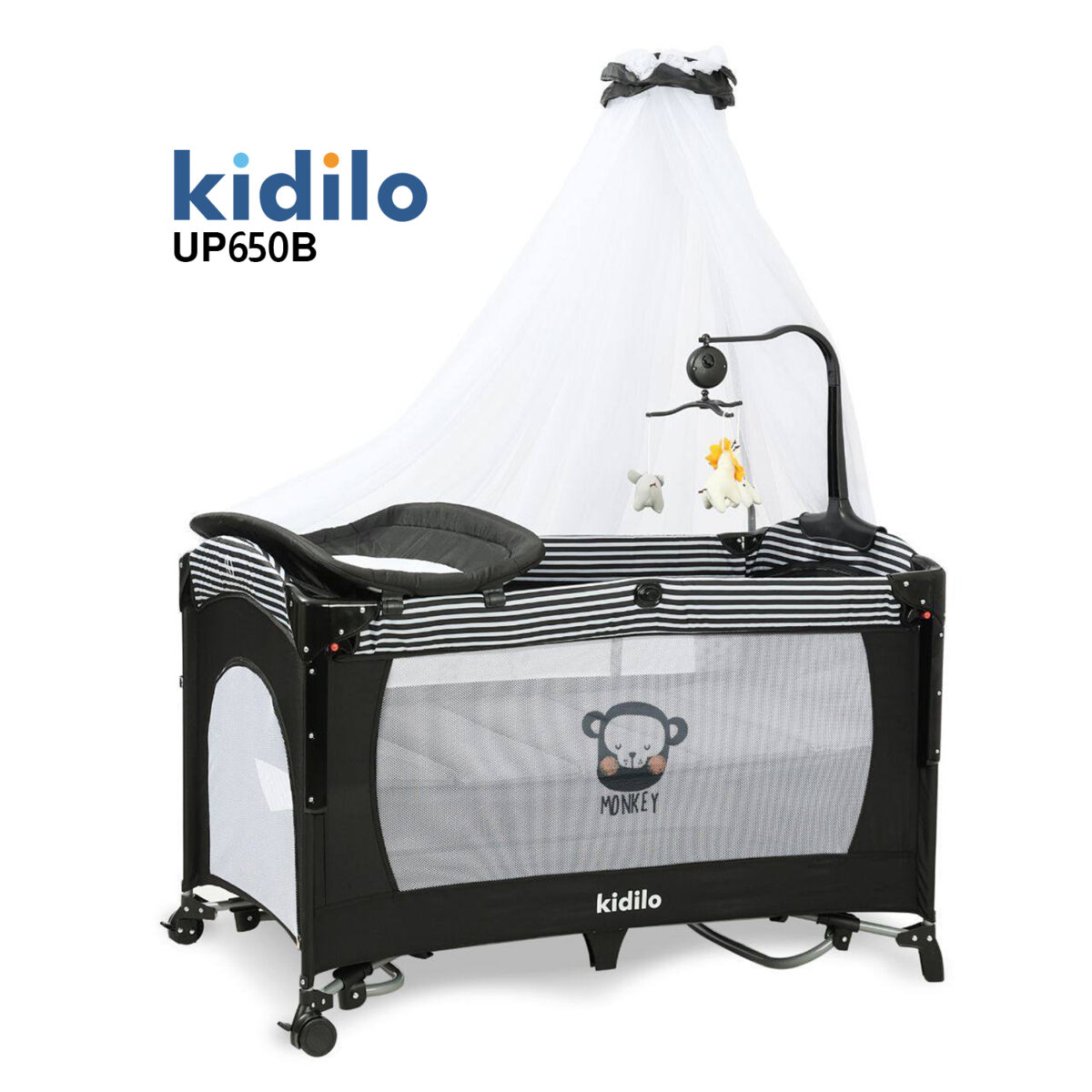 Kidilo UP650B Multifunctional Baby Bed + Play Pen | MiniMore