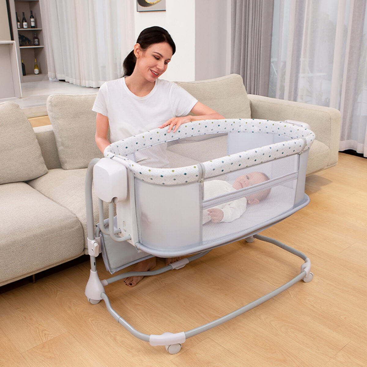Mastela Deluxe 3in1 Bassinet | MiniMore