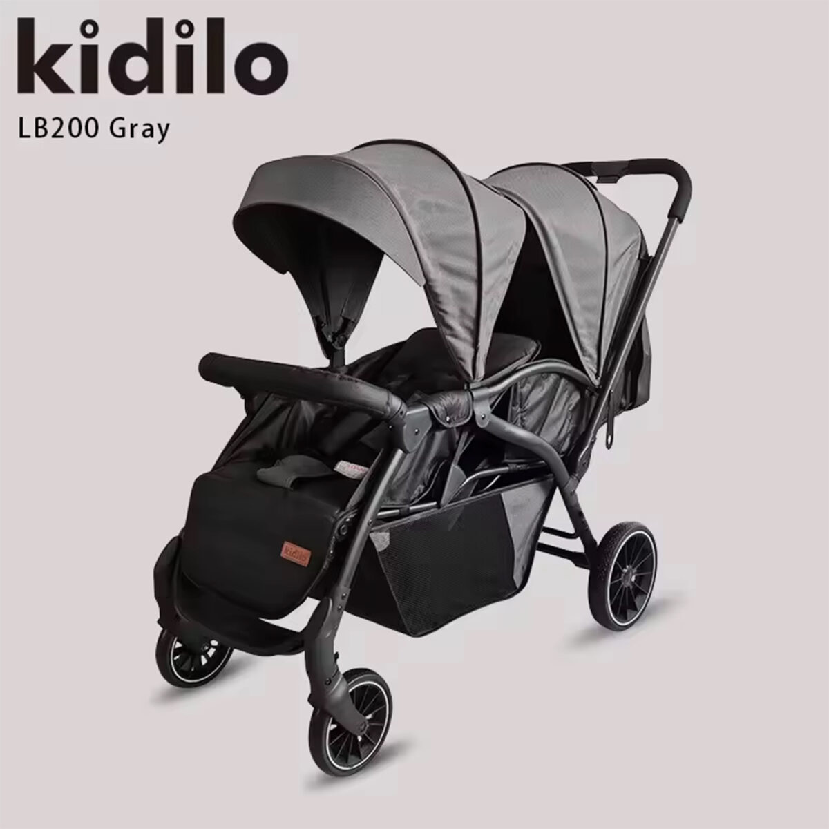 Kidilo LB200 Twins Stroller | MiniMore