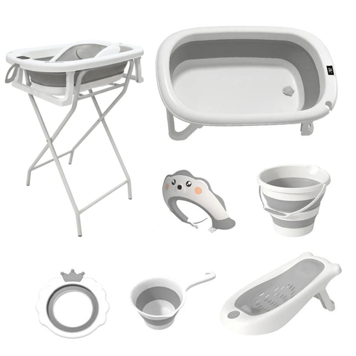 Foldable Baby Bathtub Set 7in1 | MiniMore